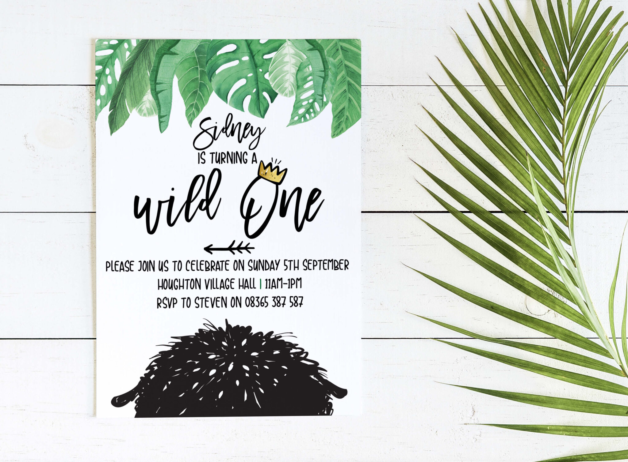 Wild One Party Invitations – Party Doodle